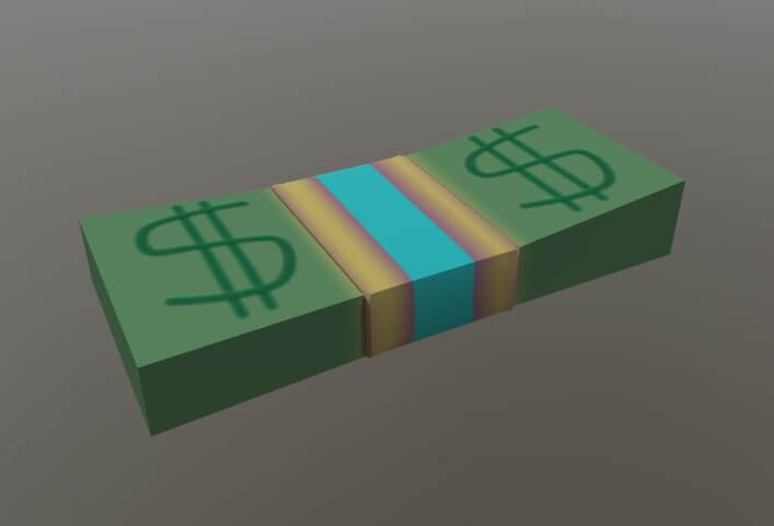 Money - 3D Model by gggerageroin