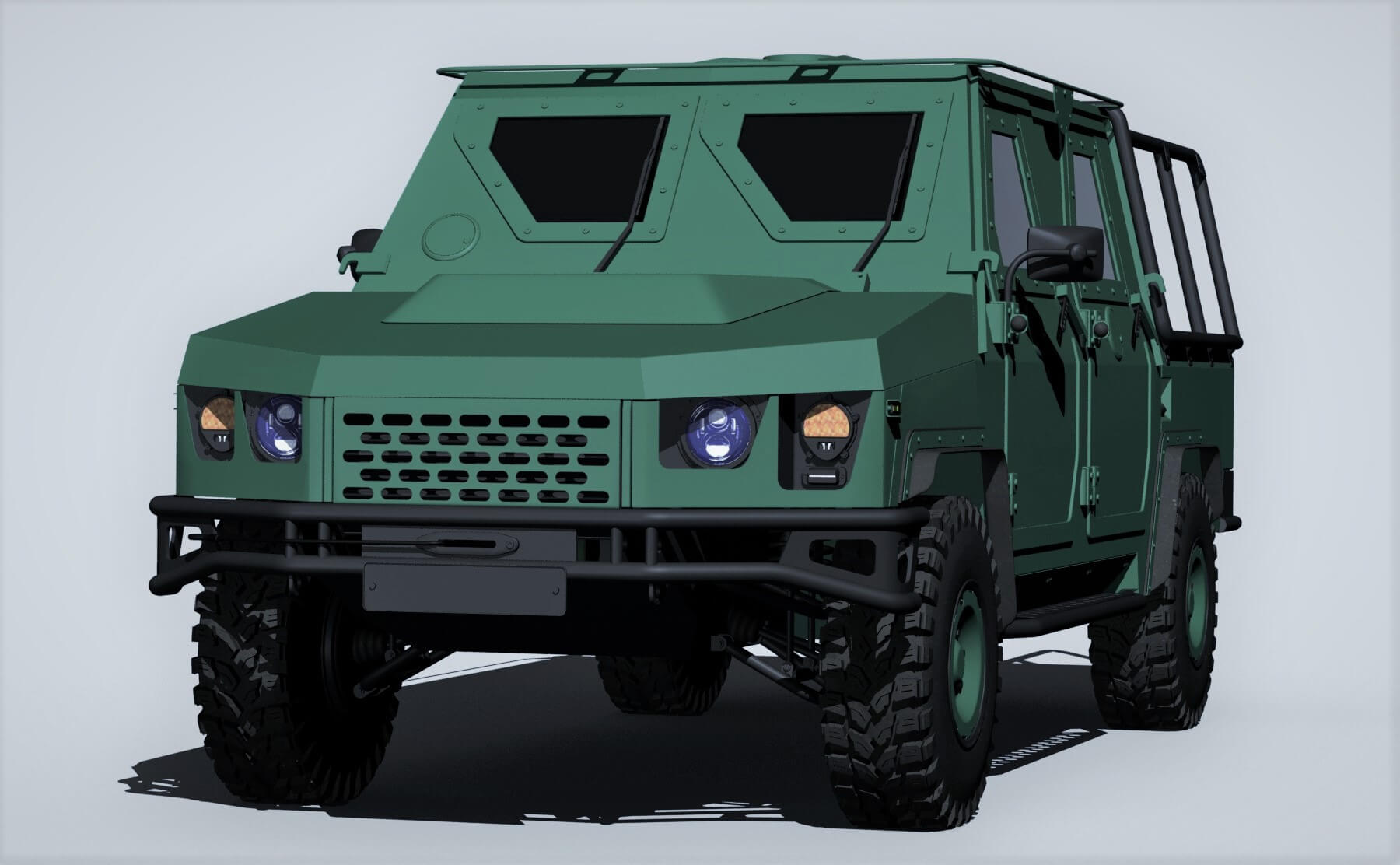 Armaroc - Armored Kind of VW Amaroc 3D Model by GGMVDB