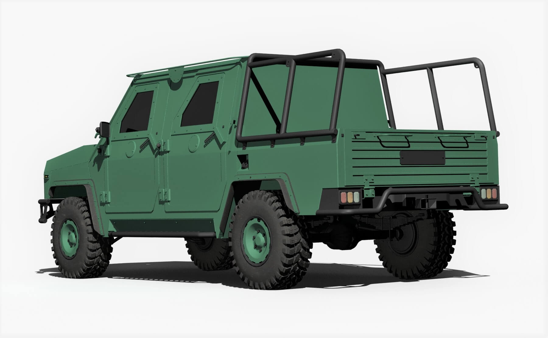 Armaroc - Armored Kind of VW Amaroc 3D Model by GGMVDB