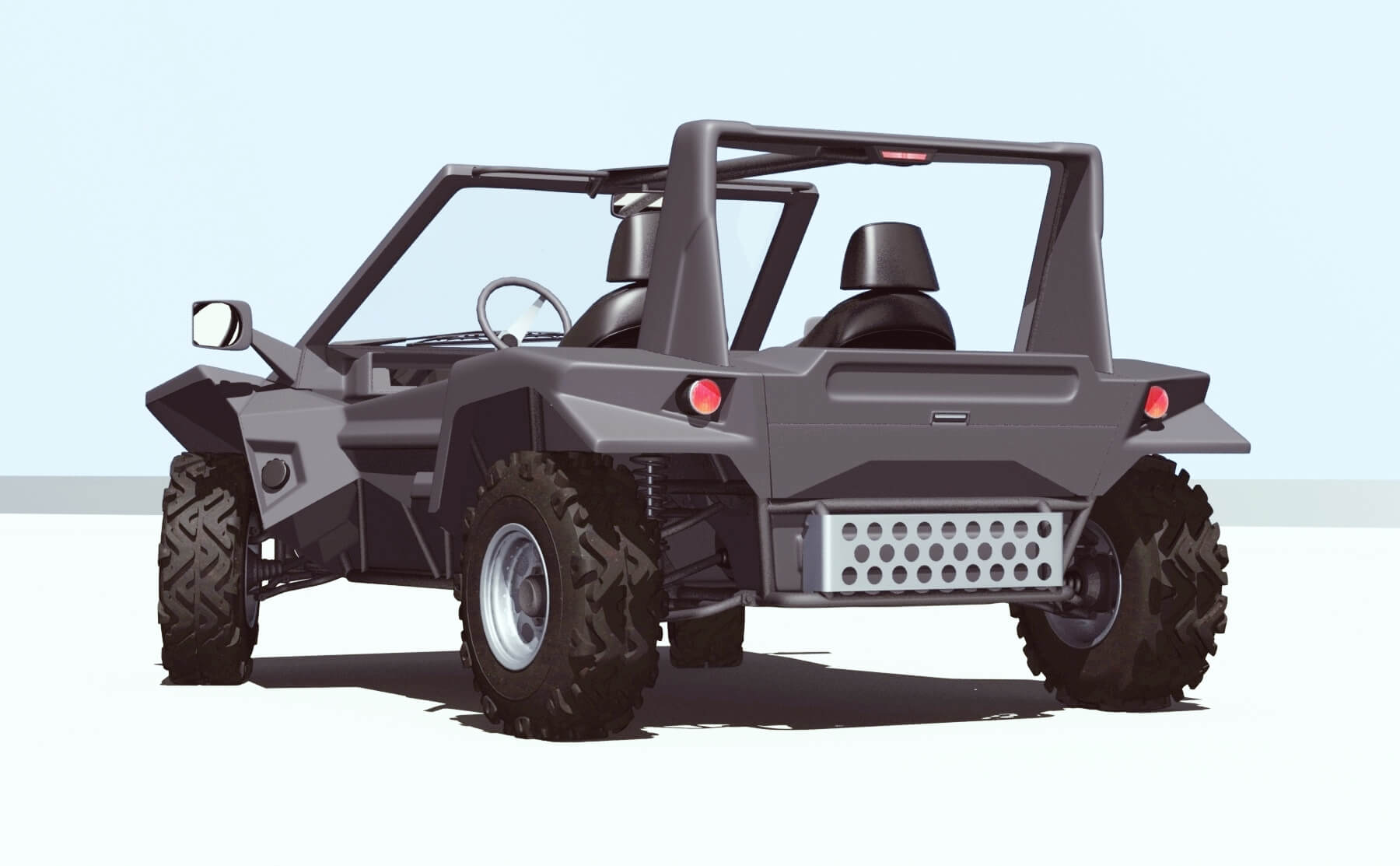 Electric Sand Buggy Concept - 3D Model by GGMVDB