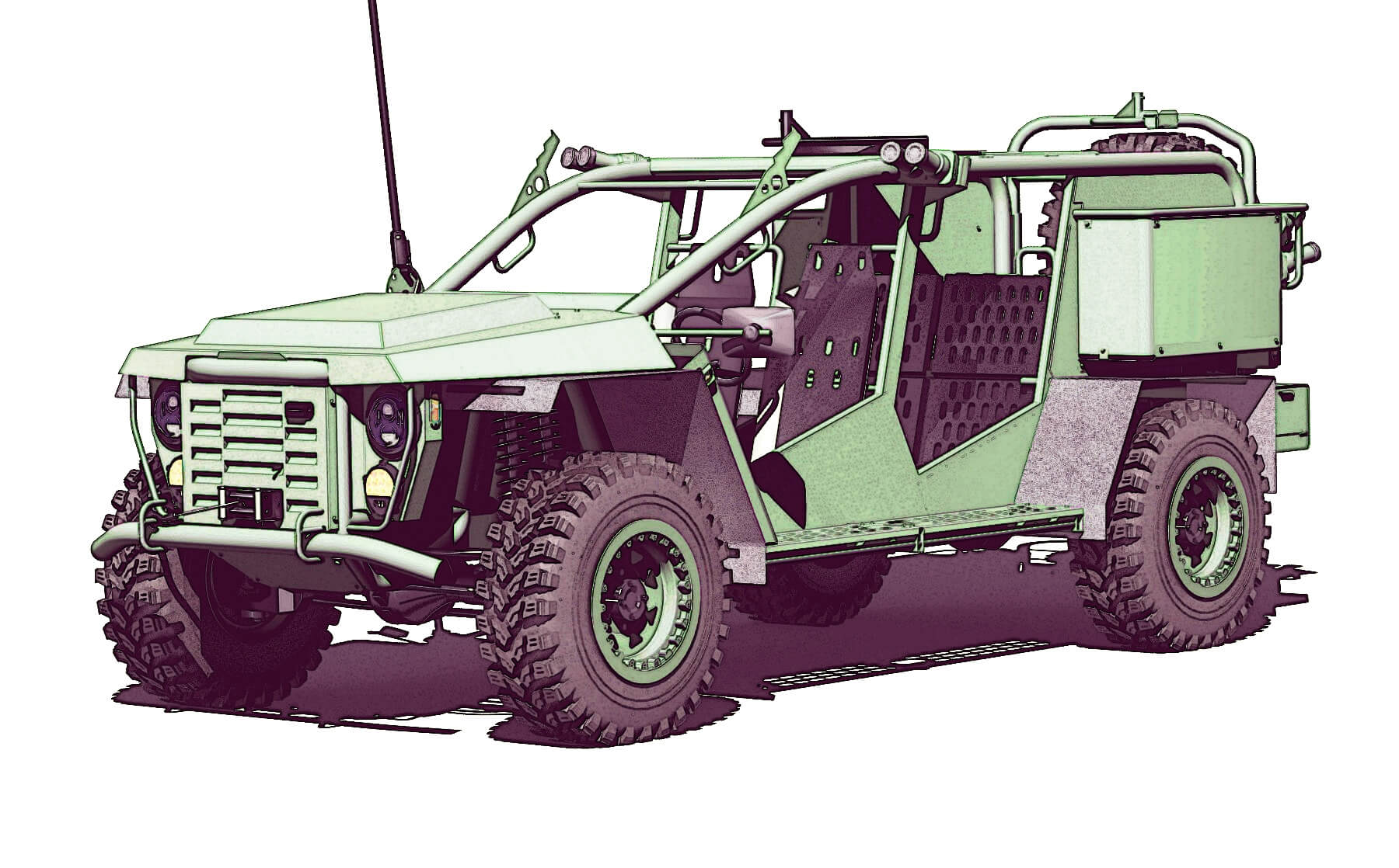 Tactical Assault Vehicle concept 3D Render, Digital Art by GGMVDB