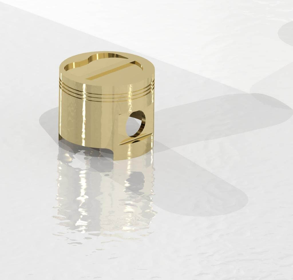 Piston Head - 3D Model by Ghanim Munir