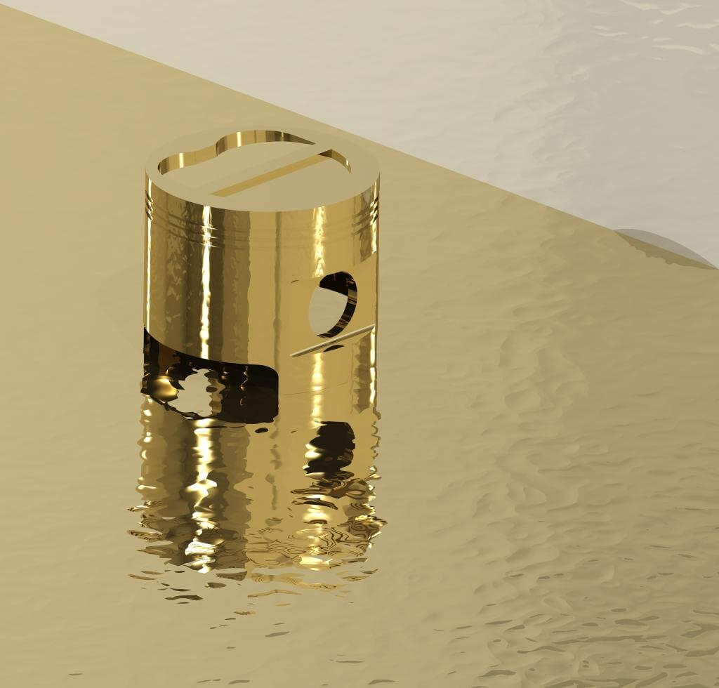 Piston Head - 3D Model by Ghanim Munir