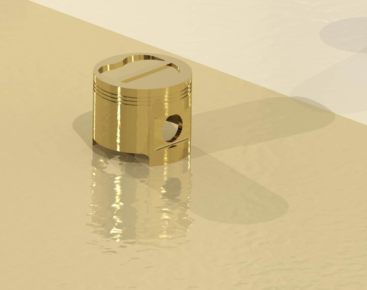 Piston Head - 3D Model by Ghanim Munir