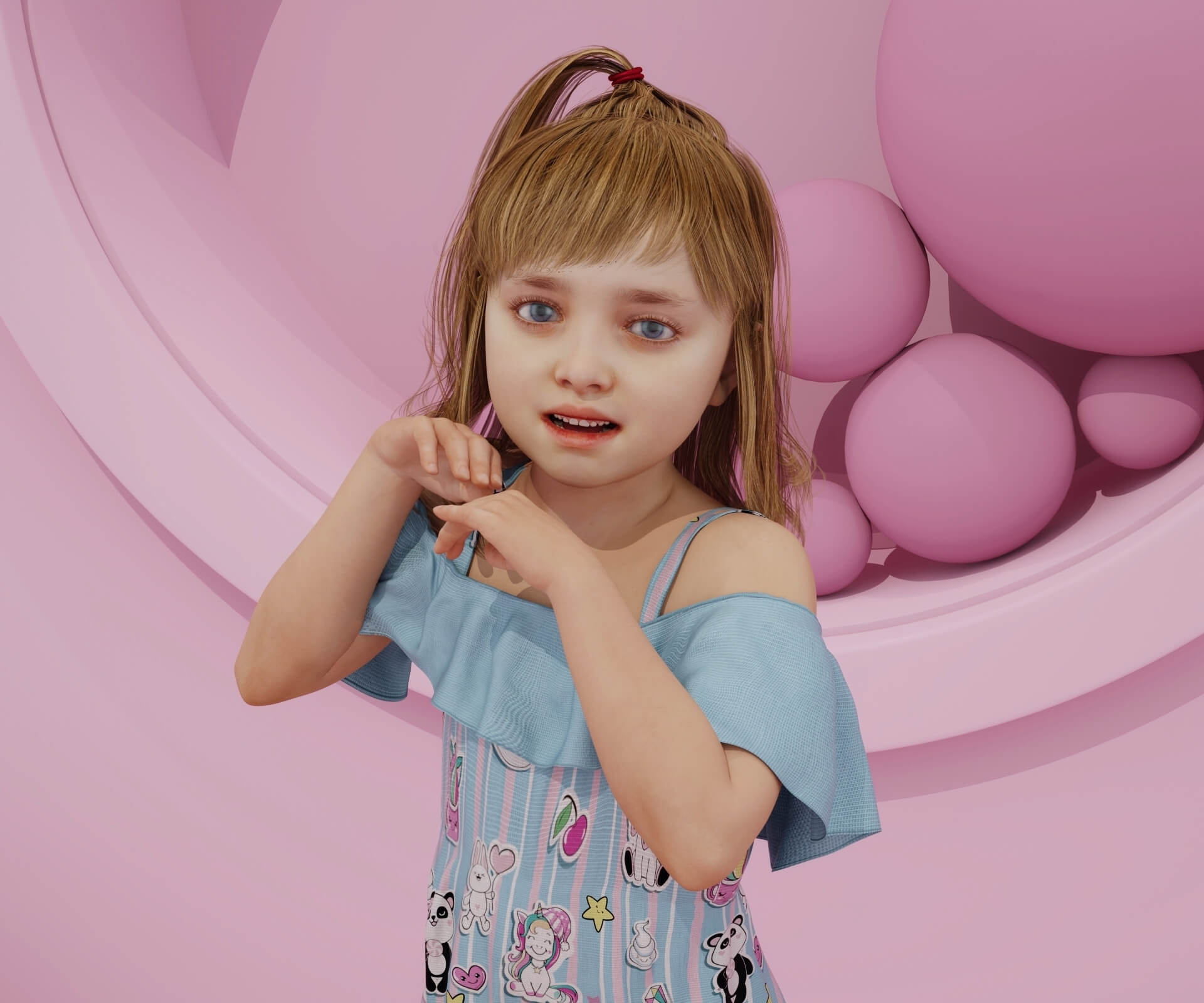 Anushka 3D Render, Digital Art by Ghatanothoa