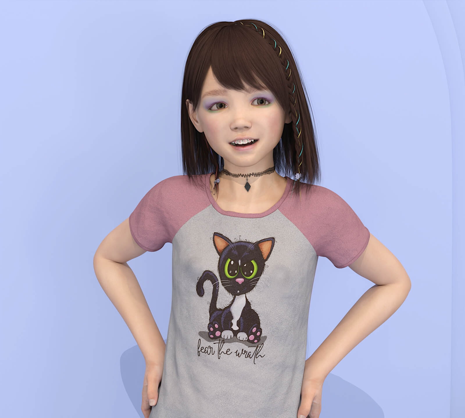 Darinka 2 (closer) 3D Render, Digital Art by Ghatanothoa