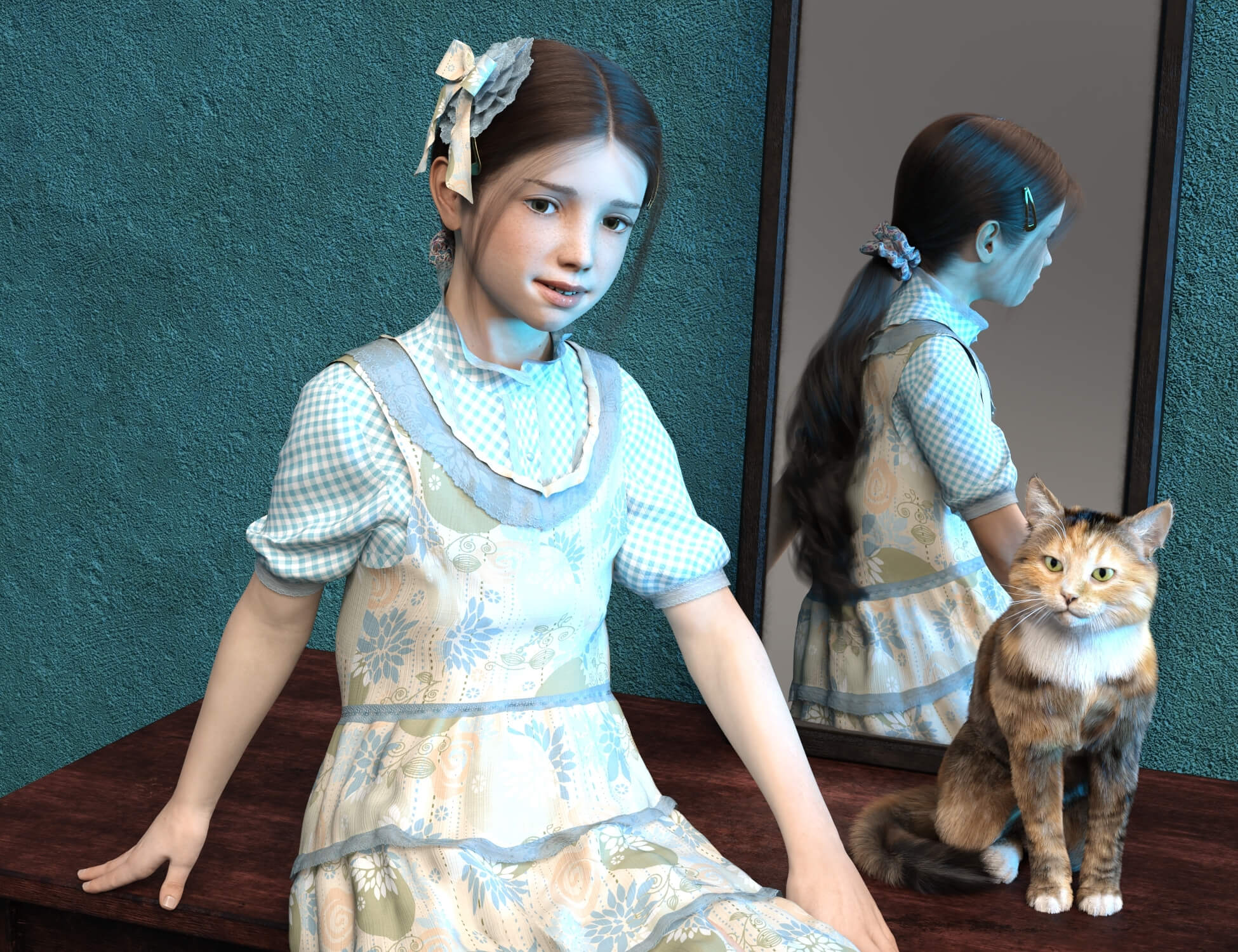 Larissa 3 3D Render, Digital Art by Ghatanothoa