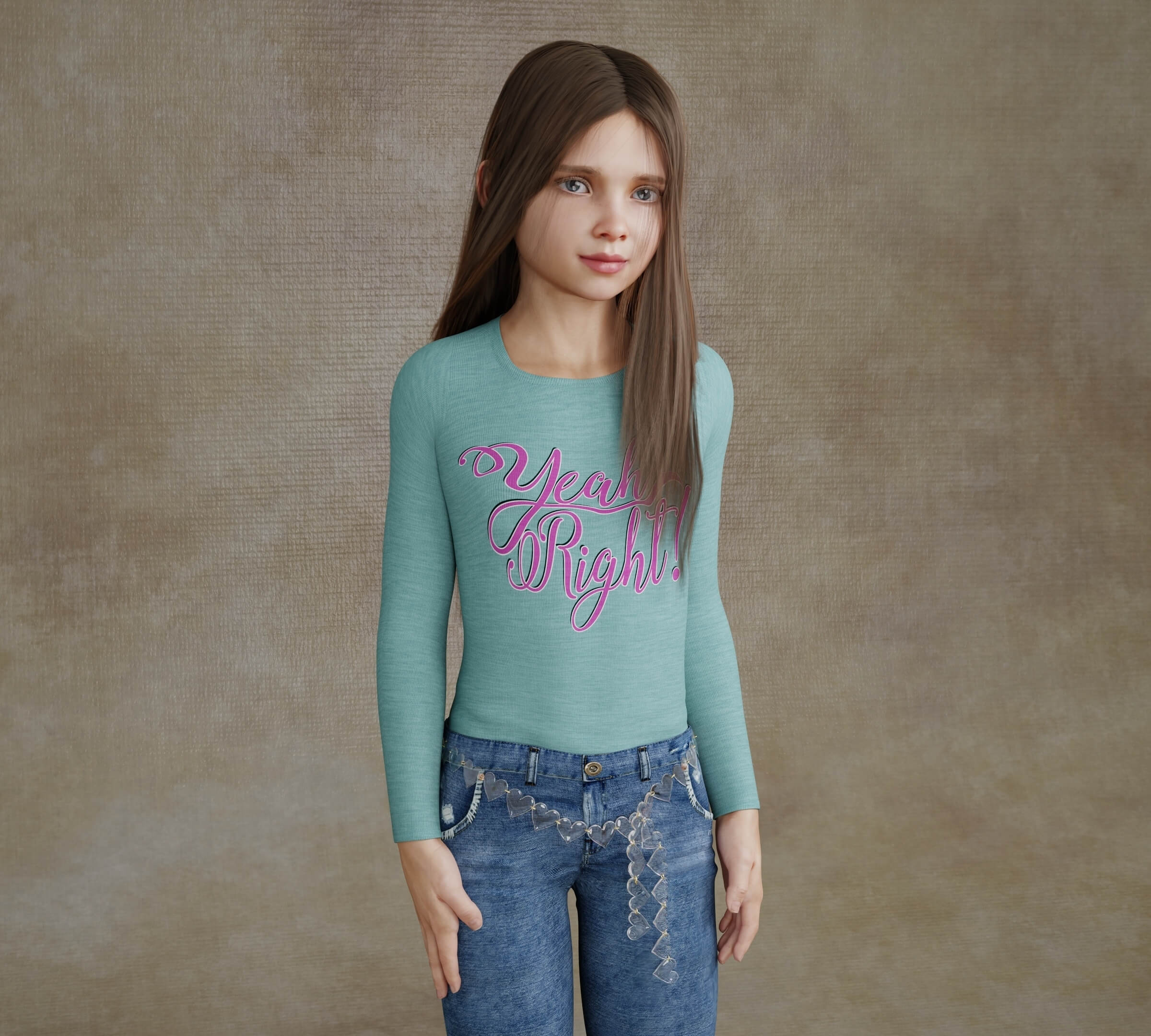 Nastya 2 3D Render | RenderHub Gallery