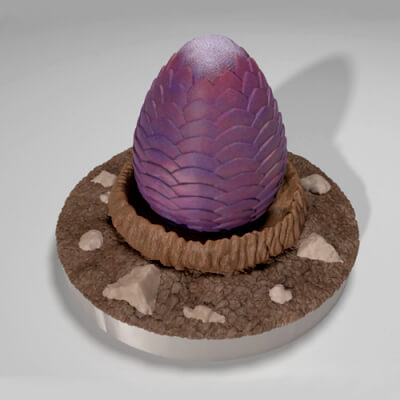 Creature Egg - Free 3D Model by Ghazi_D