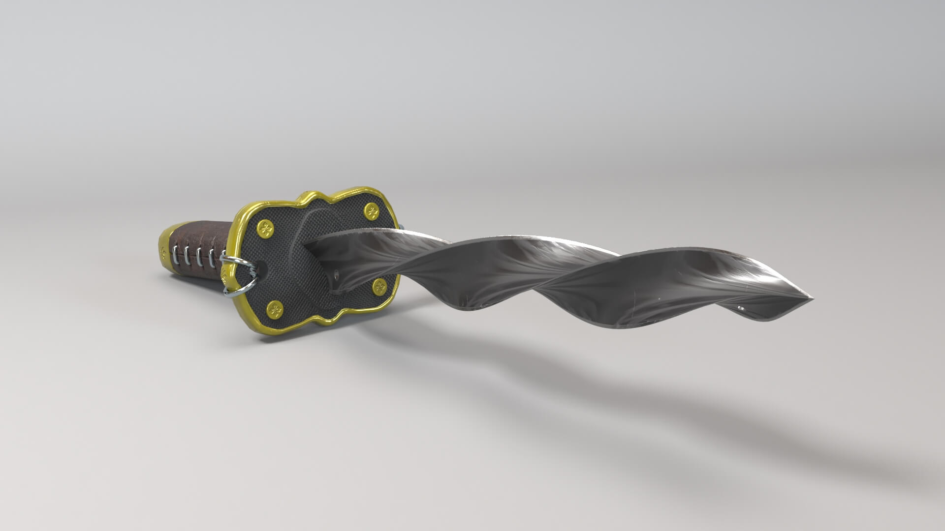 Spiral Dagger - 3D Model by Ghazi_D