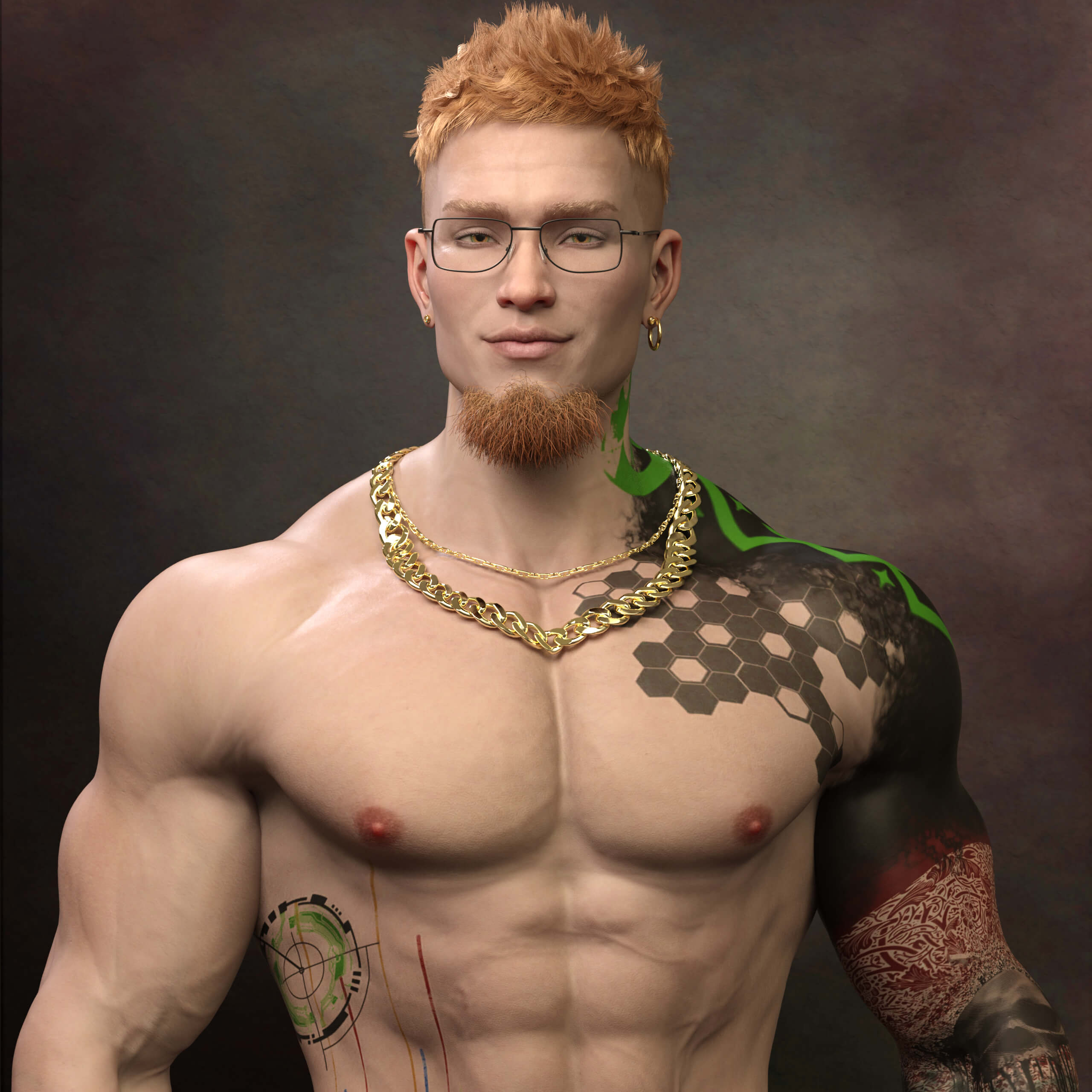 Hello Im Jonathan 3D Render, Digital Art by Ghost9in