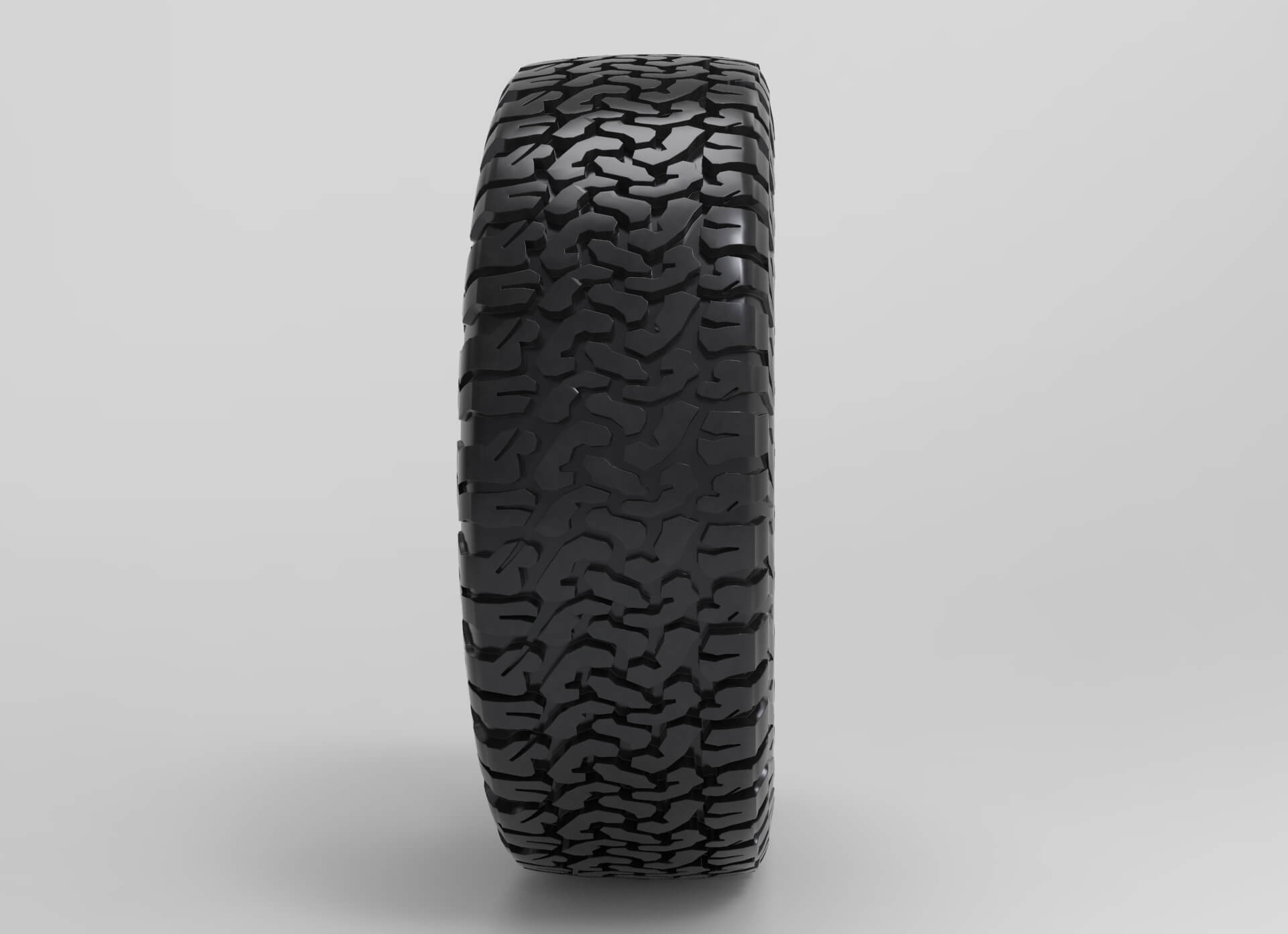 Bf Goodrich All-Terrain Offroad Tire 3D Model by Ghulam Rasool