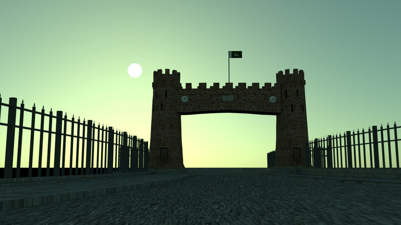 kpk Khyberpass 3D Render, Digital Art by Ghulam Rasool