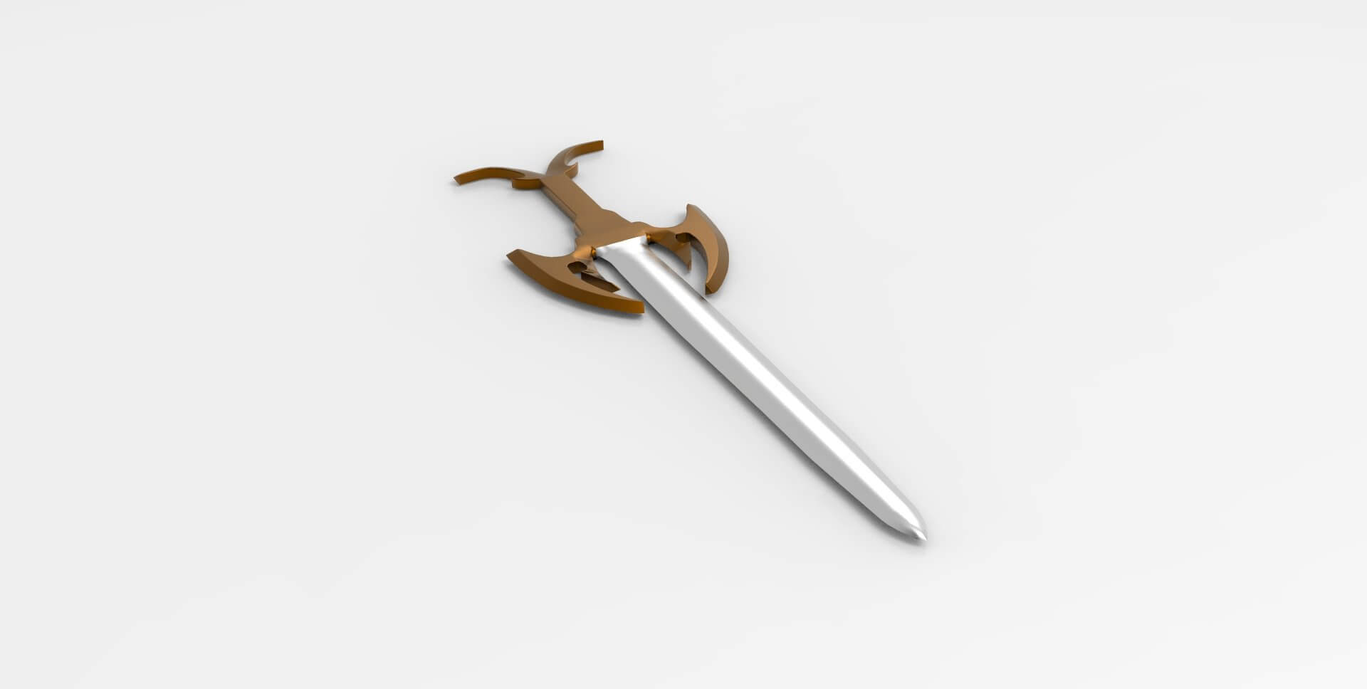 unique sword 3D Render, Digital Art by Ghulam Rasool