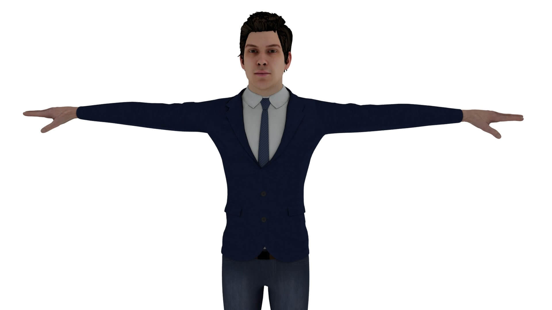 Office Man - 3D Model by Ghulam Rasool