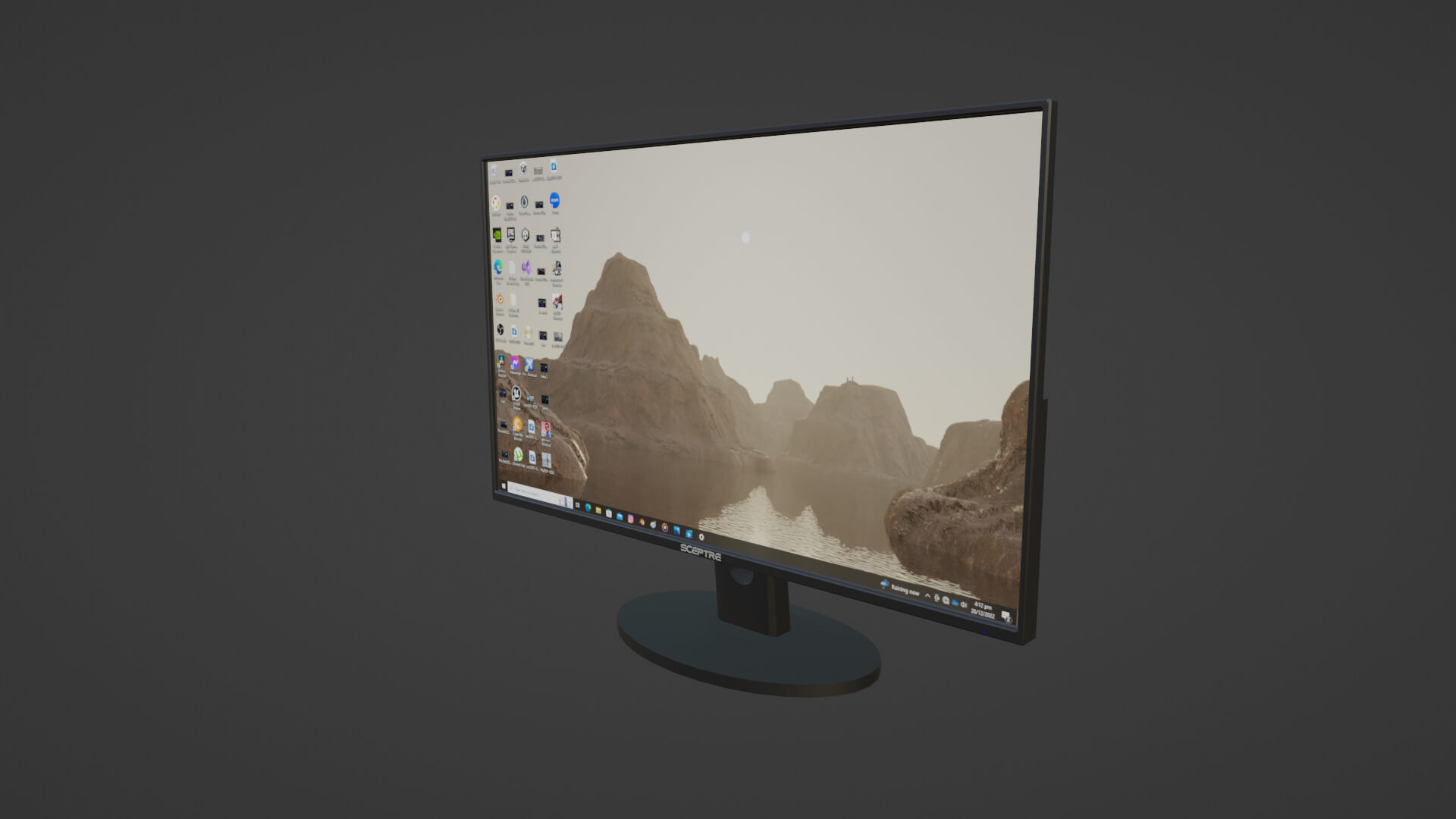 Desktop Monitor - 3D Model by Gibson K