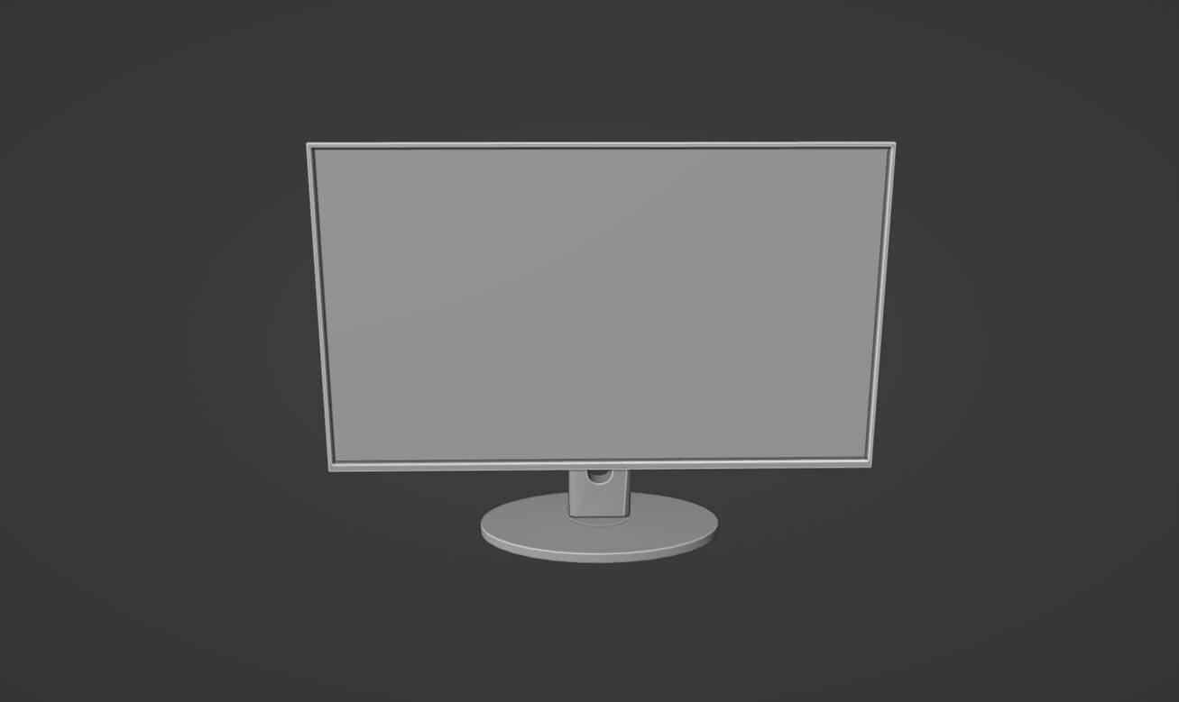 Desktop Monitor - 3D Model by Gibson K