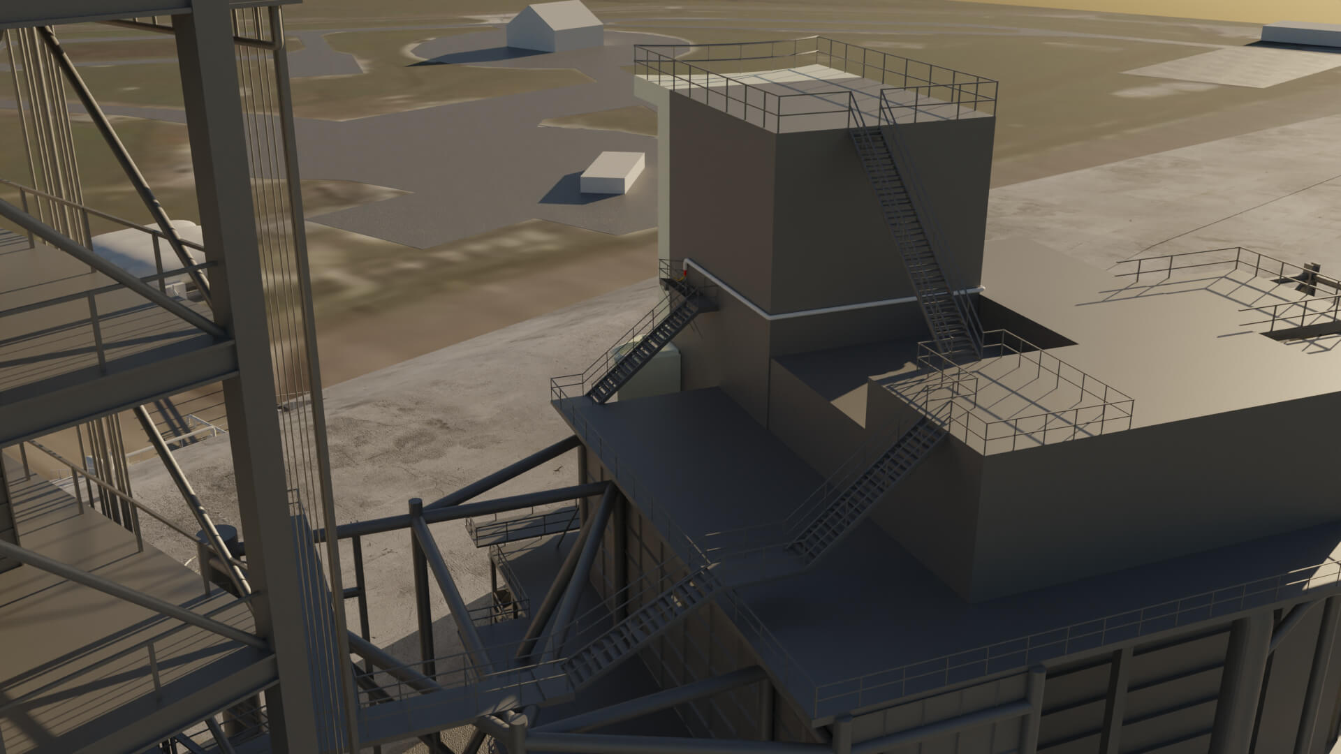 Kennedy Space Center Launch Complex 39-A 3D Model by Gibson K
