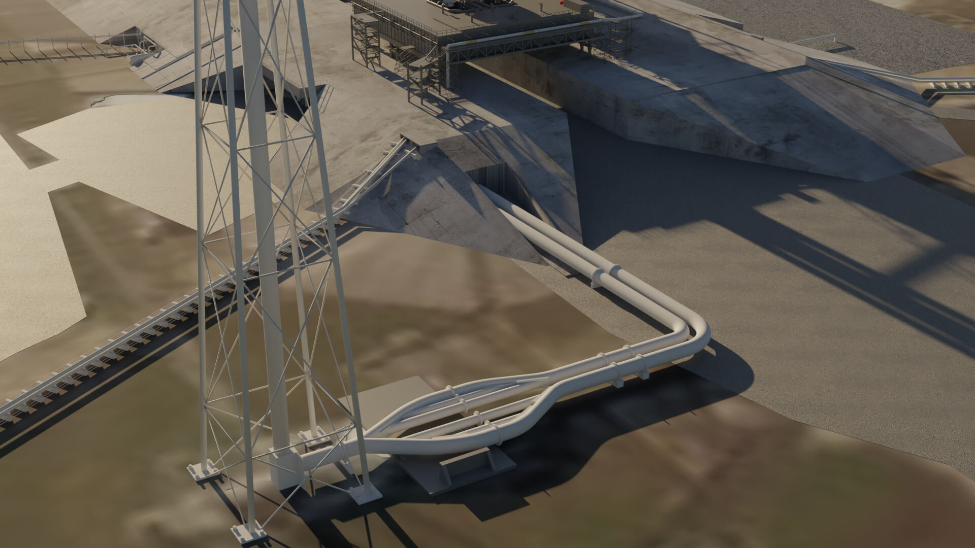 Kennedy Space Center Launch Complex 39-A 3D Model by Gibson K