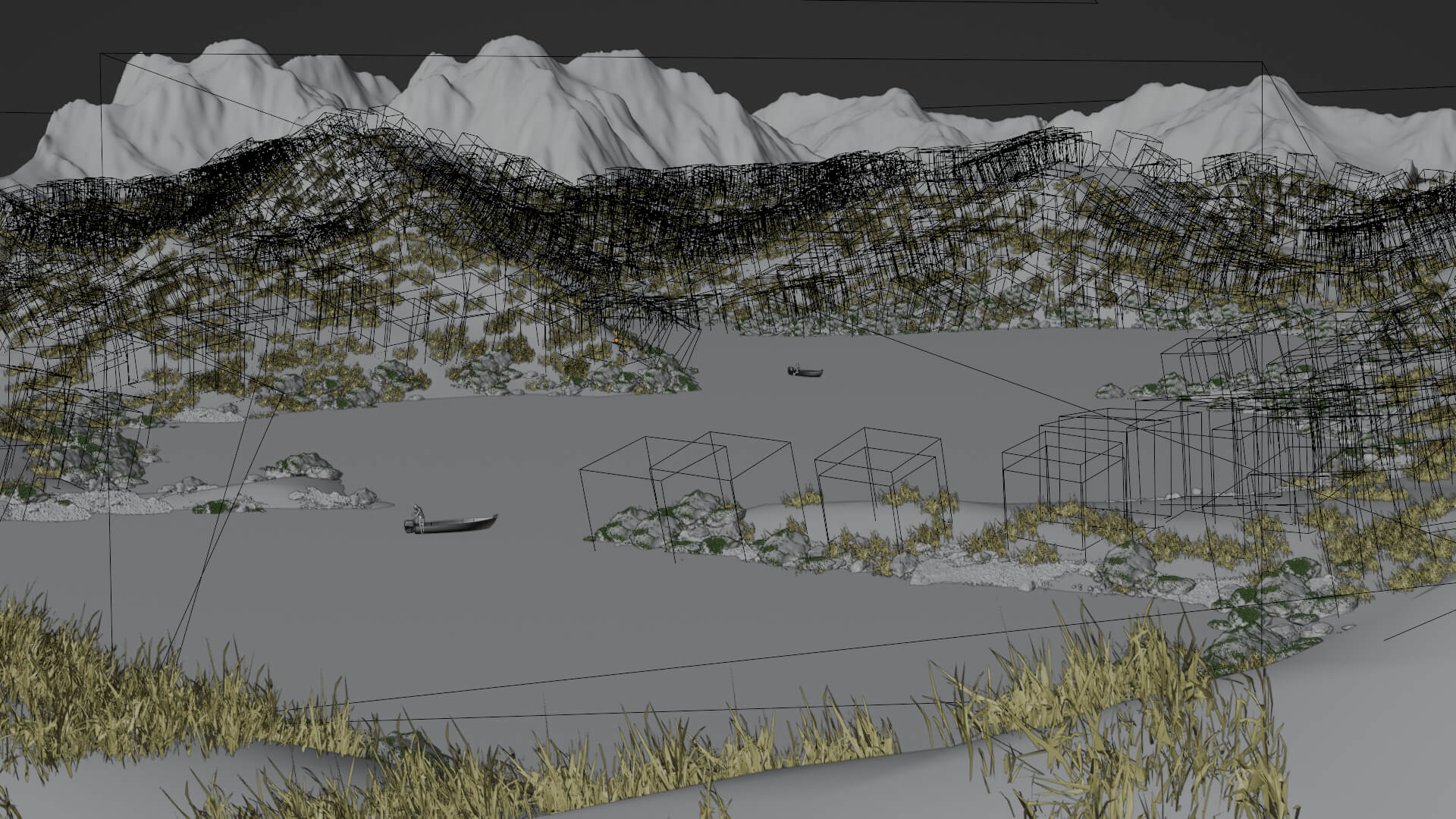 Lake Environment - 3D Model by Gibson K