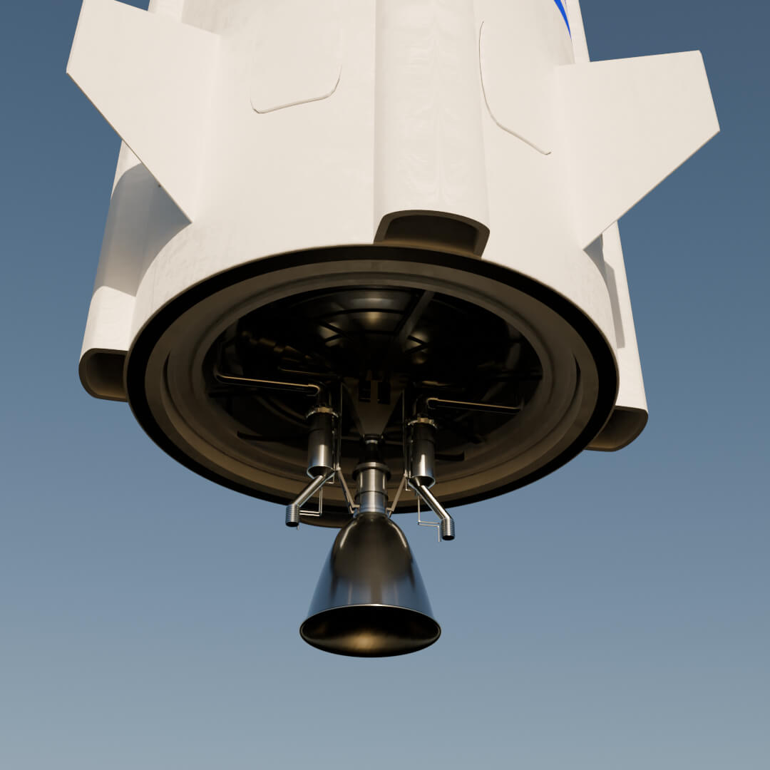 Blue Origin New Shepard - 3D Model by Gibson K