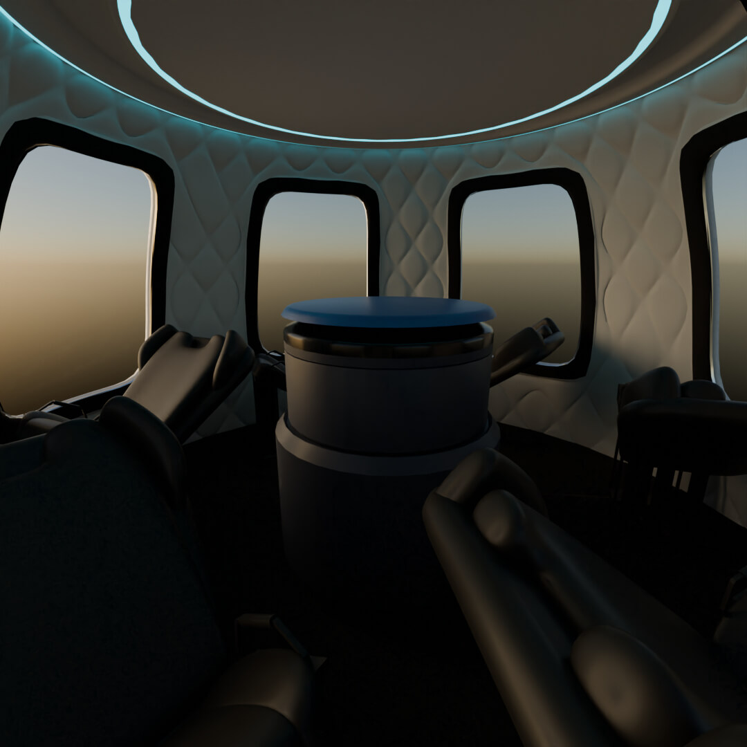 Blue Origin New Shepard - 3D Model by Gibson K