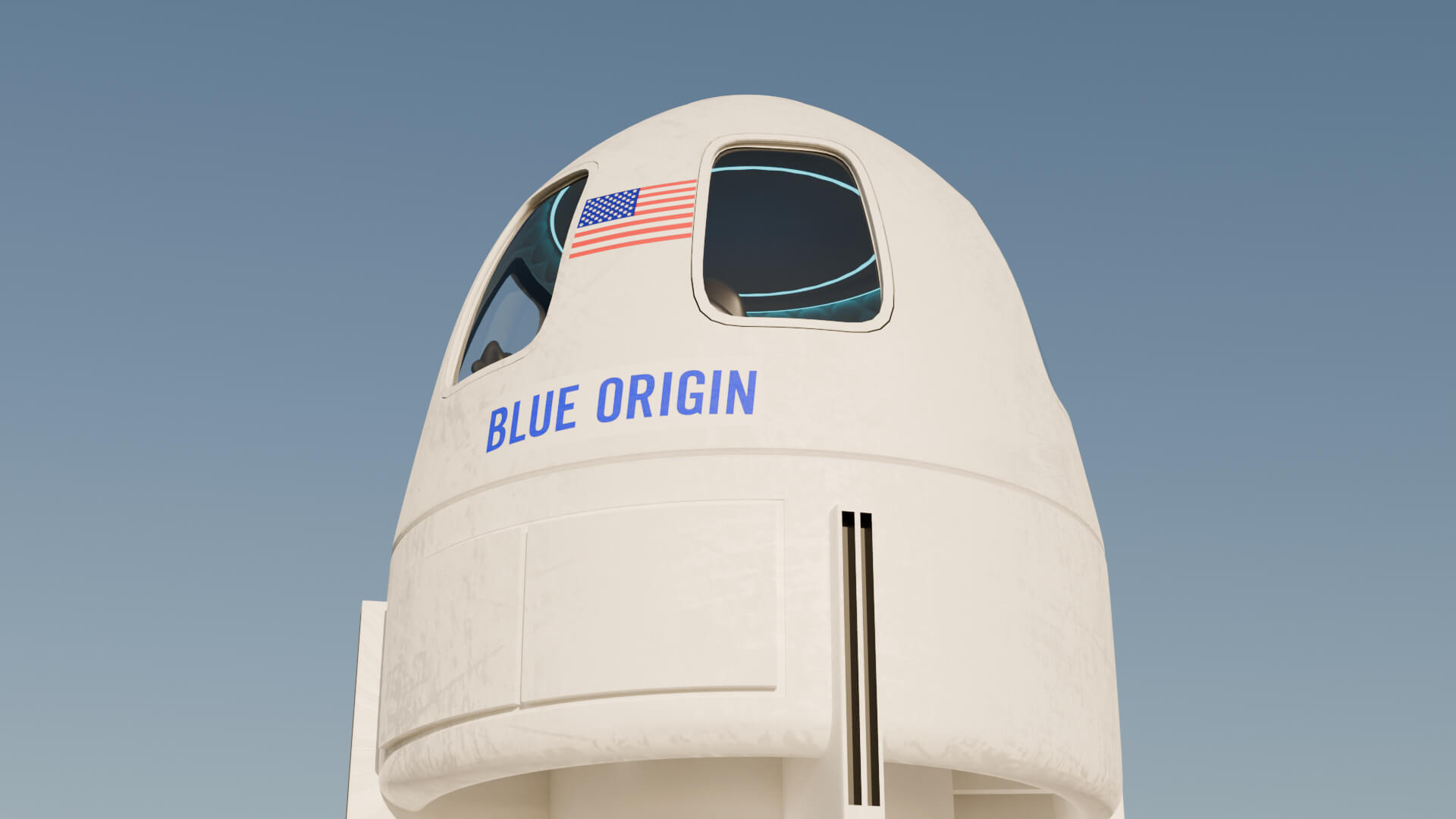 Blue Origin New Shepard - 3D Model by Gibson K