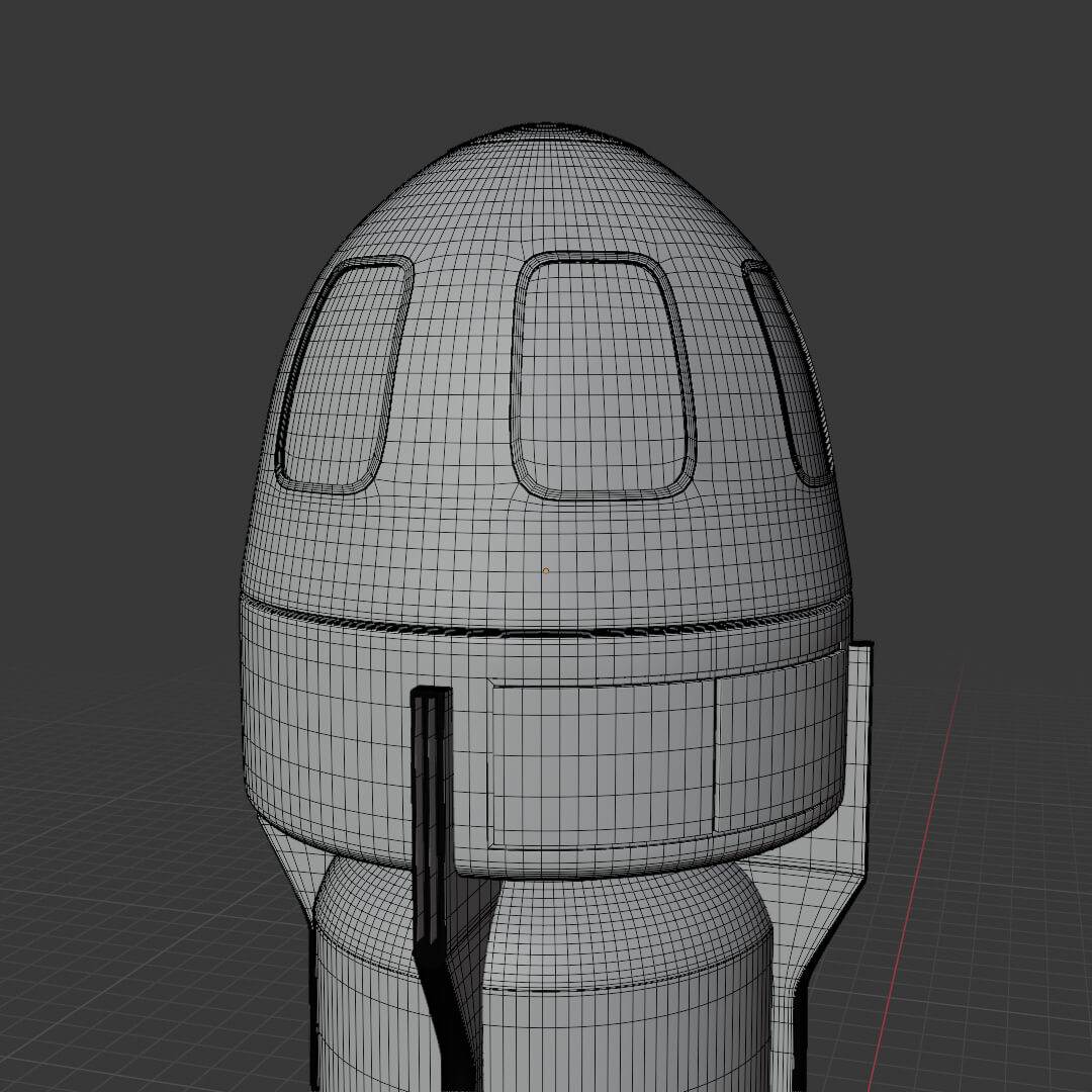 Blue Origin New Shepard - 3D Model by Gibson K