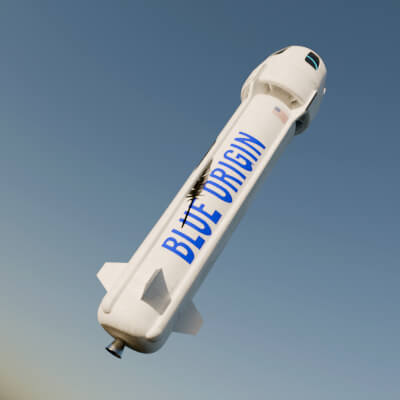 Blue Origin New Shepard - 3D Model by Gibson K