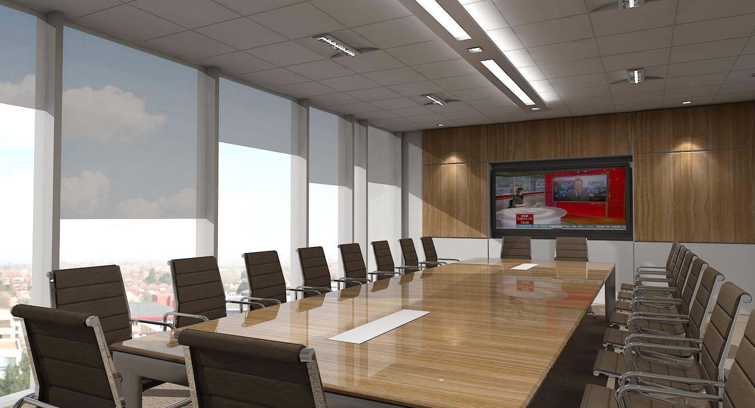 Boardroom - 3D Model by Giimann