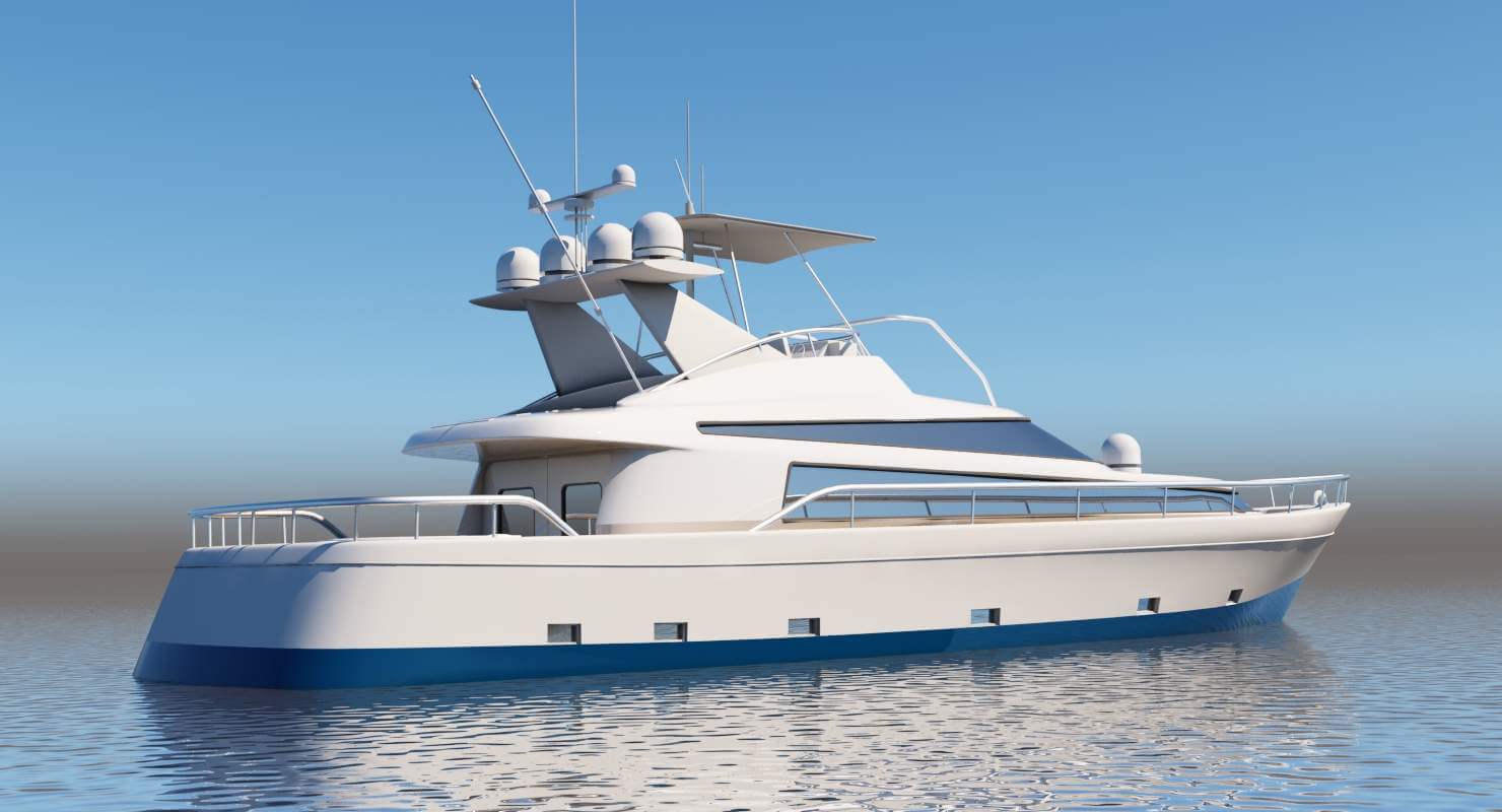 Yacht - 3D Model by Giimann