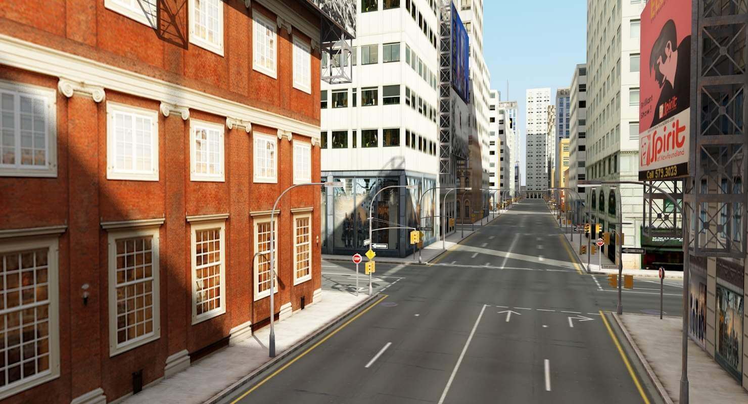 City Streets - 3D Model by Giimann