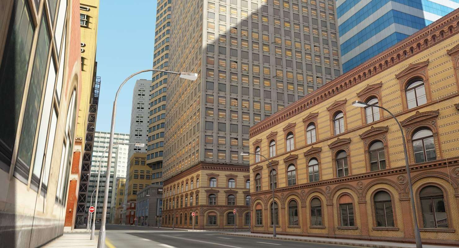 City Streets - 3D Model by Giimann