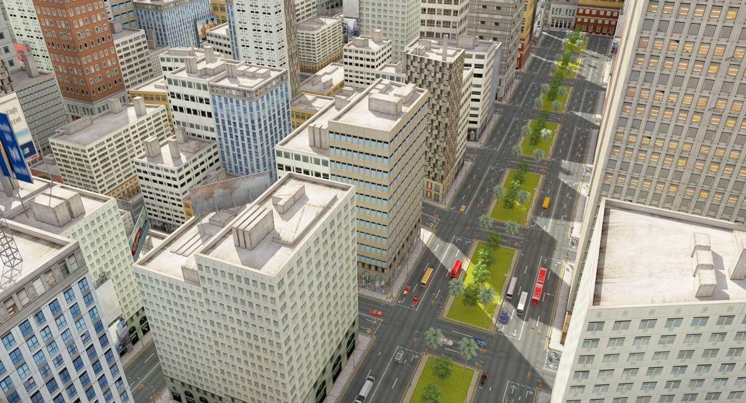 City Streets - 3D Model by Giimann