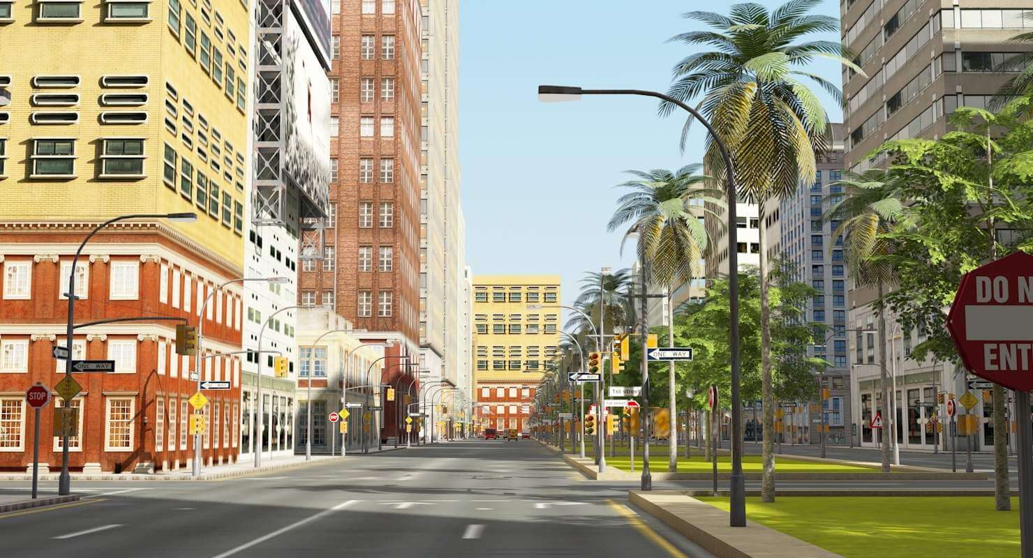 City Streets - 3D Model by Giimann