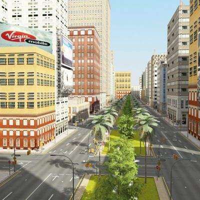 City Streets - 3D Model by Giimann