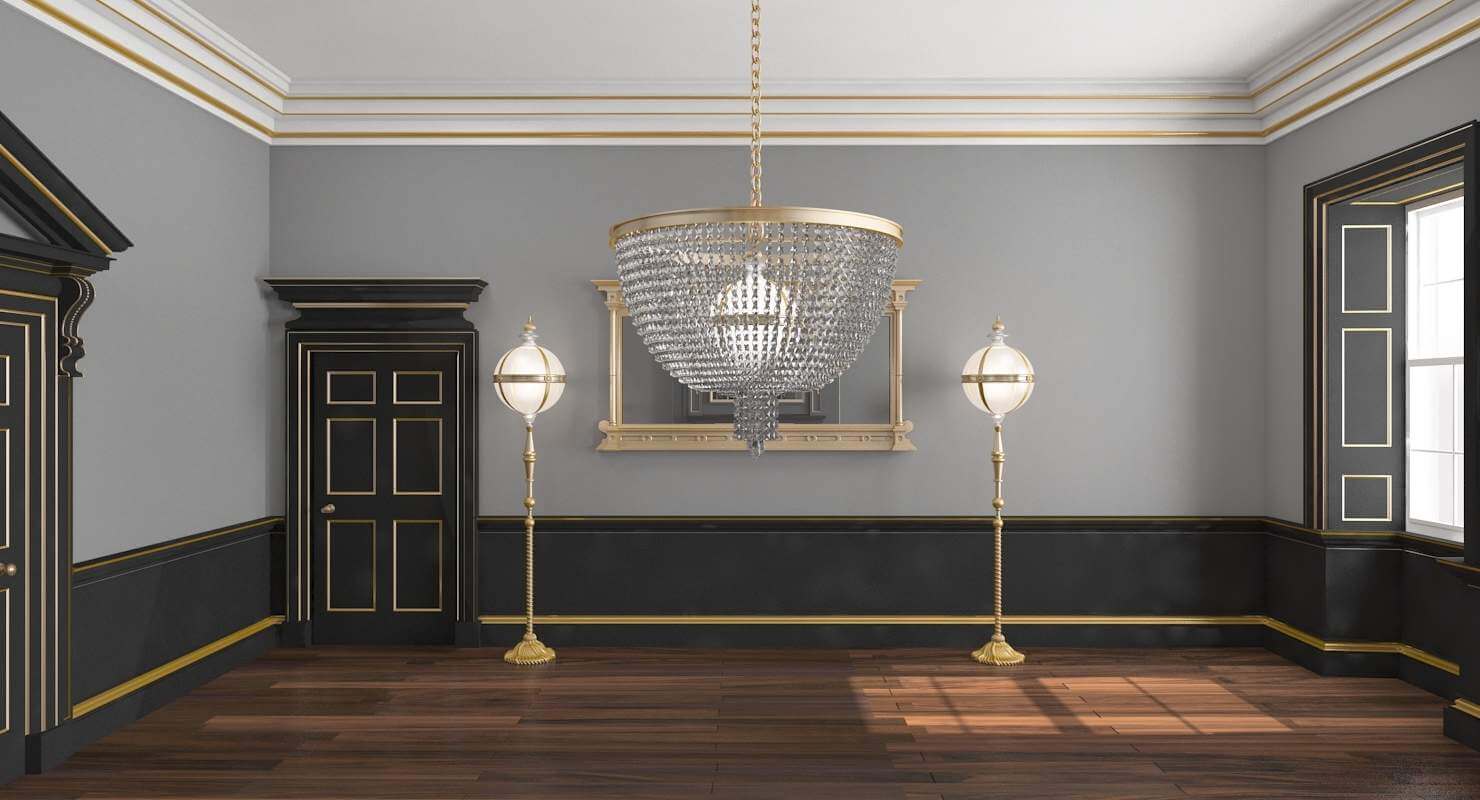 Classic Interior - 3D Model by Giimann