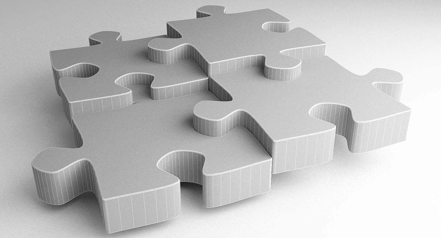 Jigsaw Puzzle - 3D Model by Giimann