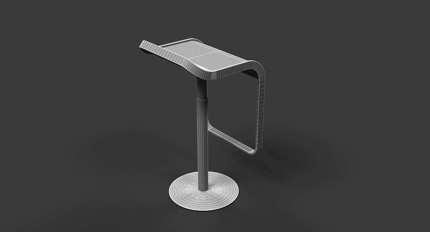 Lem Stool - 3D Model by Giimann