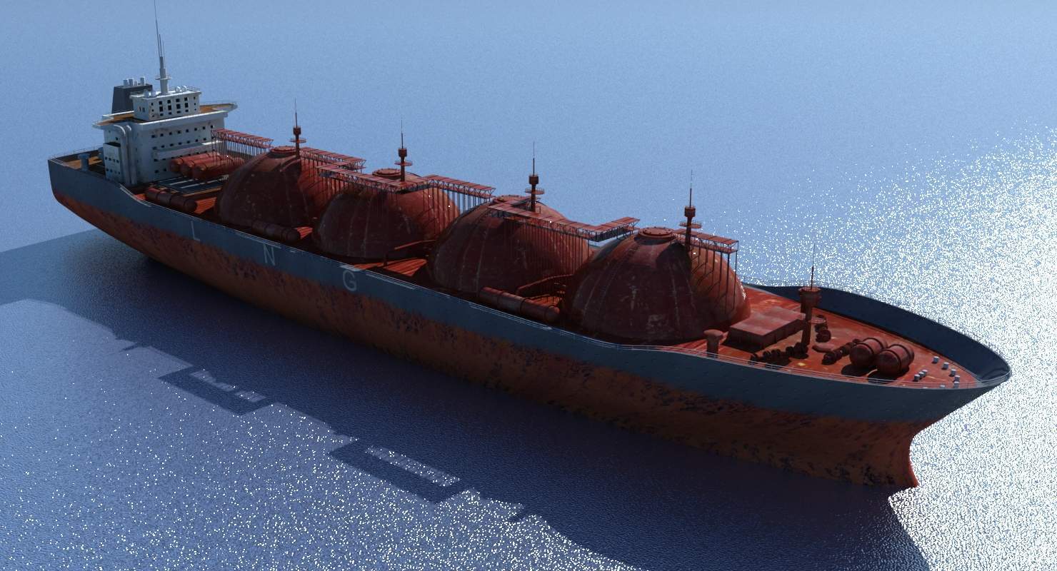 LNG Tanker - 3D Model by Giimann