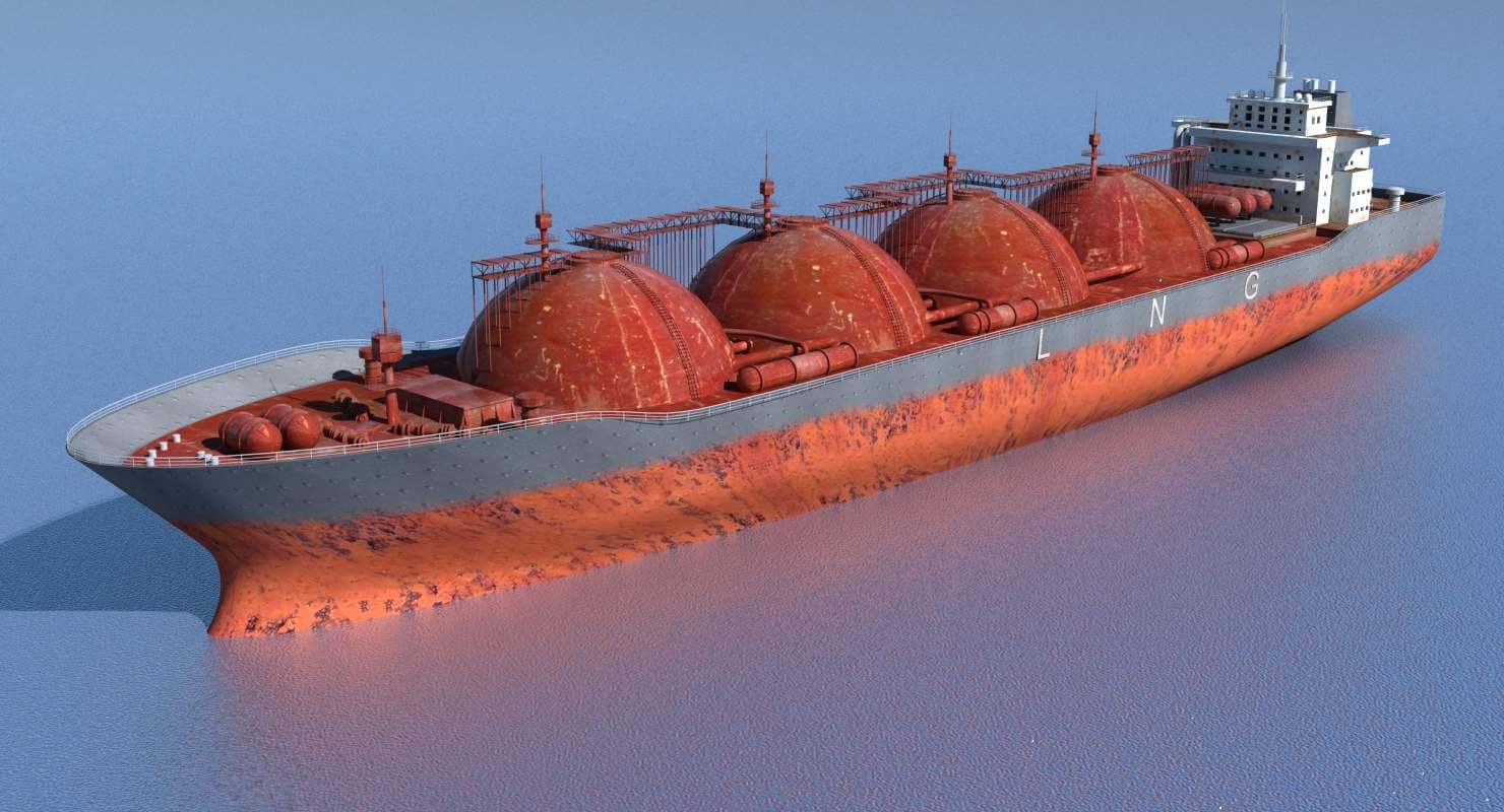 LNG Tanker - 3D Model by Giimann