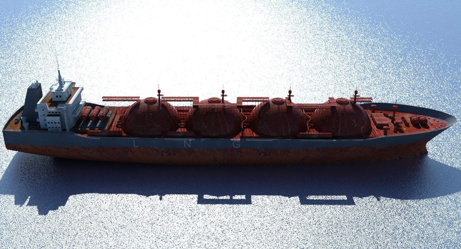 LNG Tanker - 3D Model by Giimann