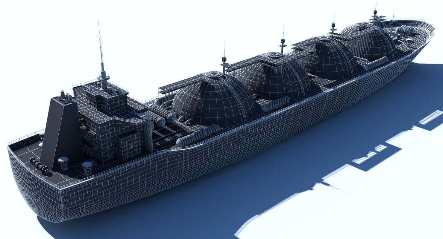 LNG Tanker - 3D Model by Giimann