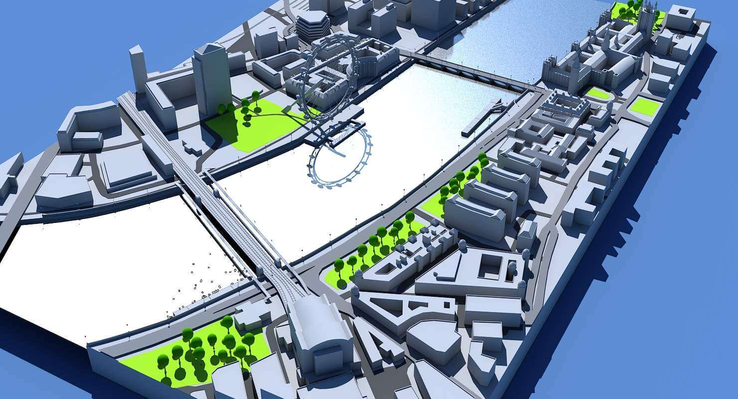 London - 3D Model by Giimann