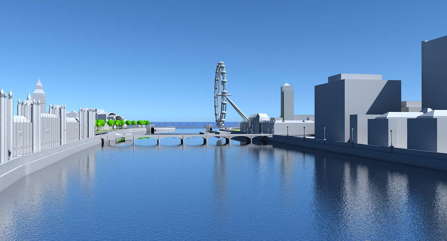 London - 3D Model by Giimann