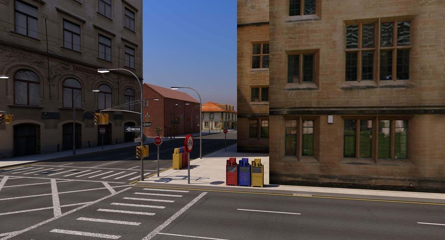 City Block - 3D Model by Giimann