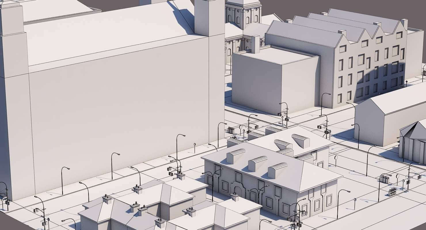 City Block - 3D Model by Giimann