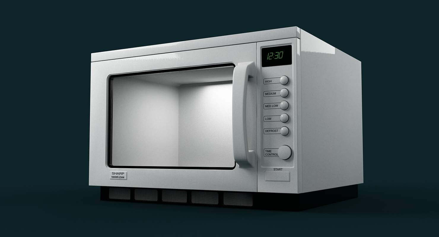 Microwave - 3D Model by Giimann
