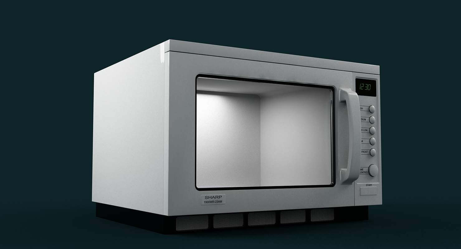 Microwave - 3D Model by Giimann
