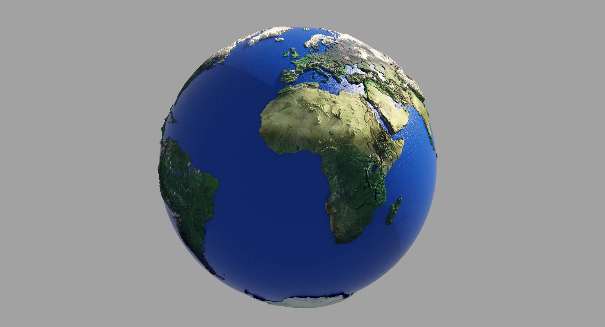 HD Earth Globe - 3D Model by Giimann